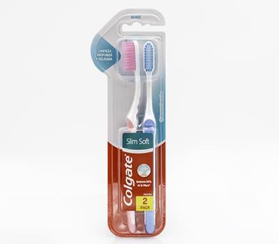 COLGATE CEPILLO DENTAL SLIM SOFT 2 UNIDAD(ES) | CefaMarket
