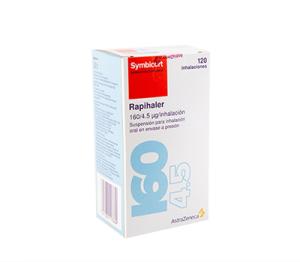 SYMBICORT RAPIHALER SUSP 160 MCG / 4.5 MCG X 120 DOSIS | CefaMarket