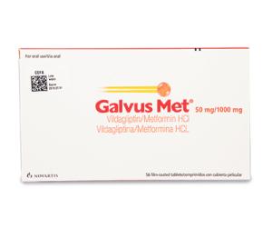 GALVUS MET TAB 50 MG / 1000 MG X 56 UNIDAD(ES) | CefaMarket