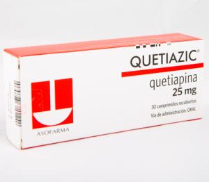 QUETIAZIC * TAB 25 MG X 30 UNIDAD(ES) | CefaMarket