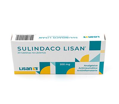 SULINDACO LISAN * TAB 200 MG X 20 UNIDAD(ES) | CefaMarket