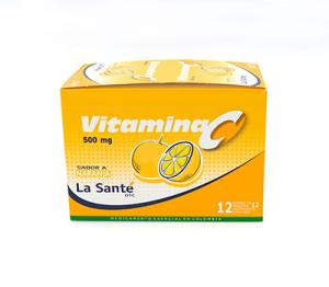 VITAMINA C LA SANTE NARANJA TAB 500 MG X 144 UNIDAD(ES) | CefaMarket