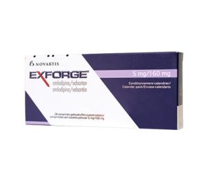 EXFORGE * TAB 5 MG / 160 MG X 28 UNIDAD(ES) | CefaMarket