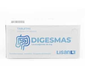 DIGESMAS * TAB 25 MG X 60 UNIDAD(ES) | CefaMarket