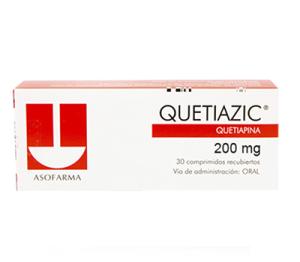 QUETIAZIC * TAB 200 MG X 30 UNIDAD(ES) | CefaMarket