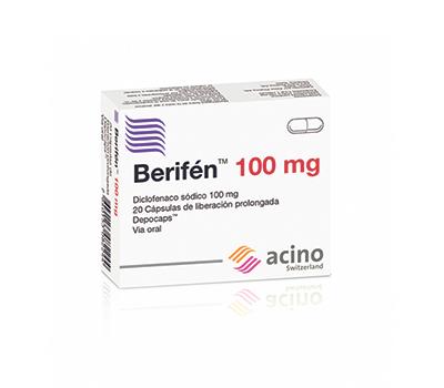 BERIFEN RETARD SR CAP 100 MG X 20 UNIDAD(ES) | CefaMarket