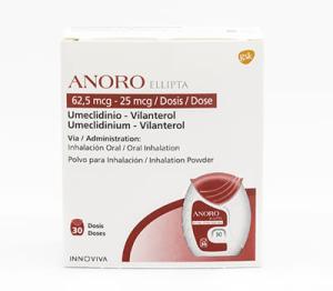 ANORO ELLIPTA * POLV 62.5 MCG / 25 MCG X 30 DOSIS | CefaMarket