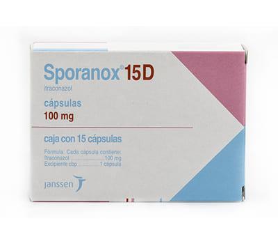 SPORANOX 15D CAP 100 MG X 15 UNIDAD(ES) | CefaMarket