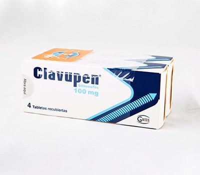 CLAVUPEN * TAB 100 MG X 4 UNIDAD(ES) (1+1) | CefaMarket