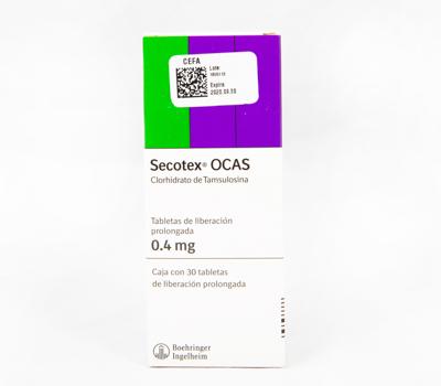 SECOTEX OCAS TAB 0.4 MG X 30 UNIDAD(ES) | CefaMarket