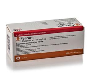 FERRUM-HAUSMANN * SOL 100/5 MG/ML X 10 UNIDAD(ES) | CefaMarket