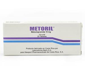 METORIL * TAB 10 MG X 20 UNIDAD(ES) | CefaMarket
