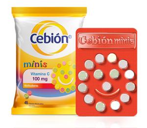 CEBION MINIS TAB 100 MG X 10 SOBRE(S) | CefaMarket