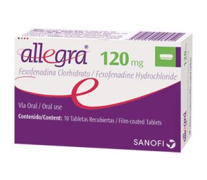 ALLEGRA * TAB 120 MG X 10 UNIDAD(ES) | CefaMarket