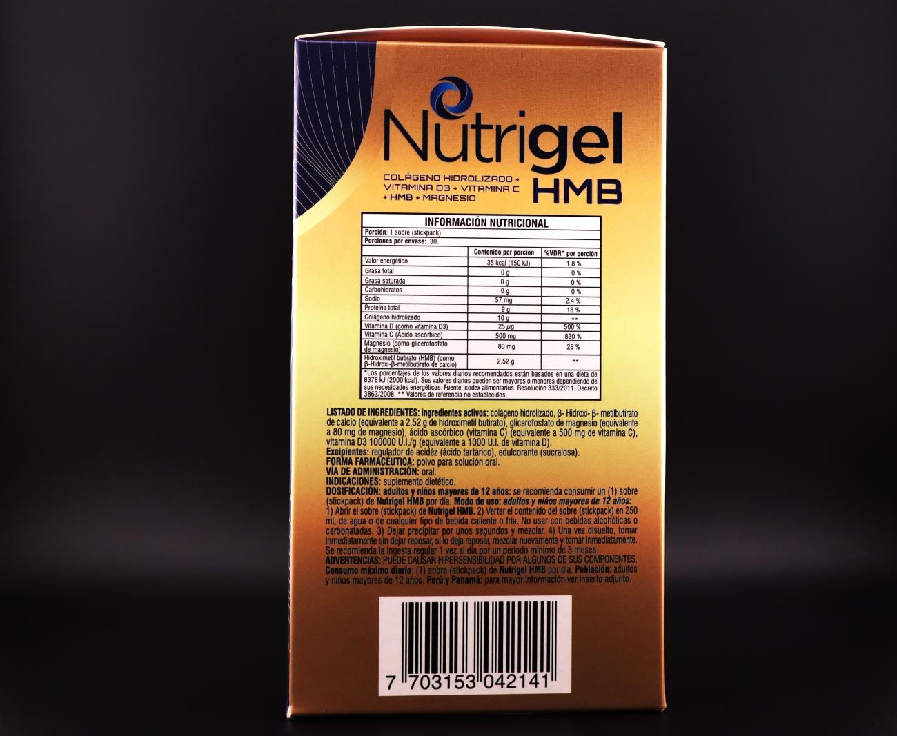 NUTRIGEL HMB NEUTRO POLVO PARA SOLUCIÓN ORAL 30 SOBRE(S) | CefaMarket