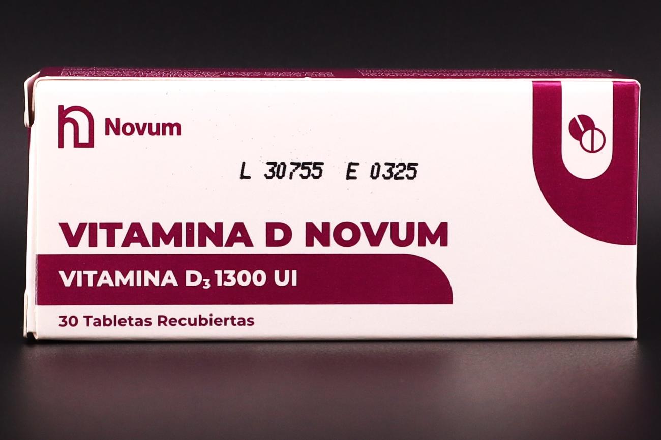 VITAMINA D NOVUM 1300 UI TABLETA 30 UNIDAD(ES) | CefaMarket
