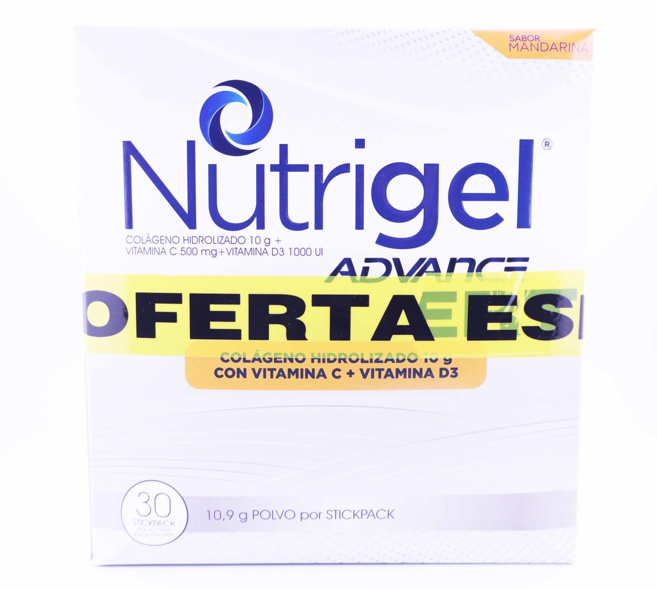 NUTRIGEL ADVANCE MANDARINA 10.5 G POLVO PARA SOLUCIÓN ORAL 30 SOBRE(S ...