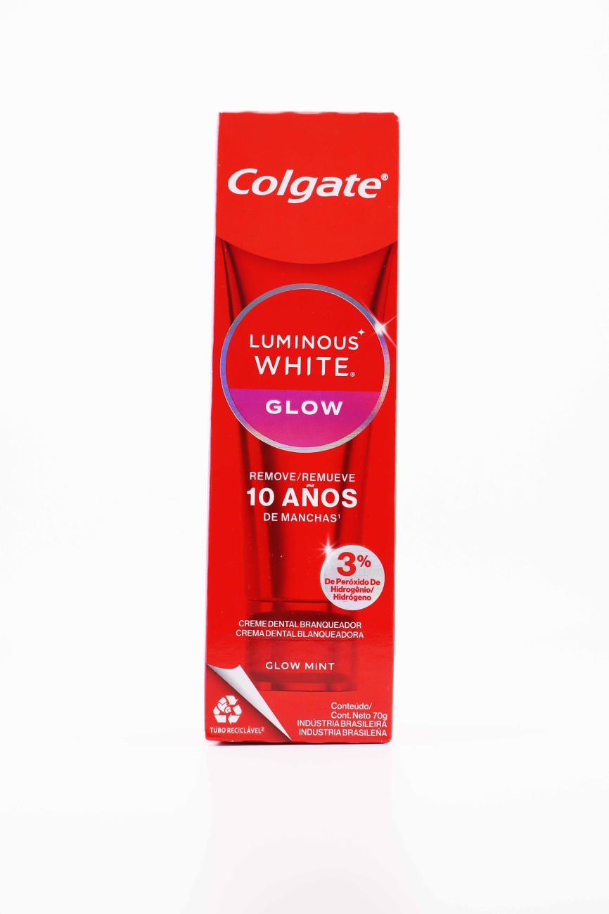 COLGATE LUMINOUS WHITE GLOW CREMA DENTAL 70 GRAMOS | CefaMarket