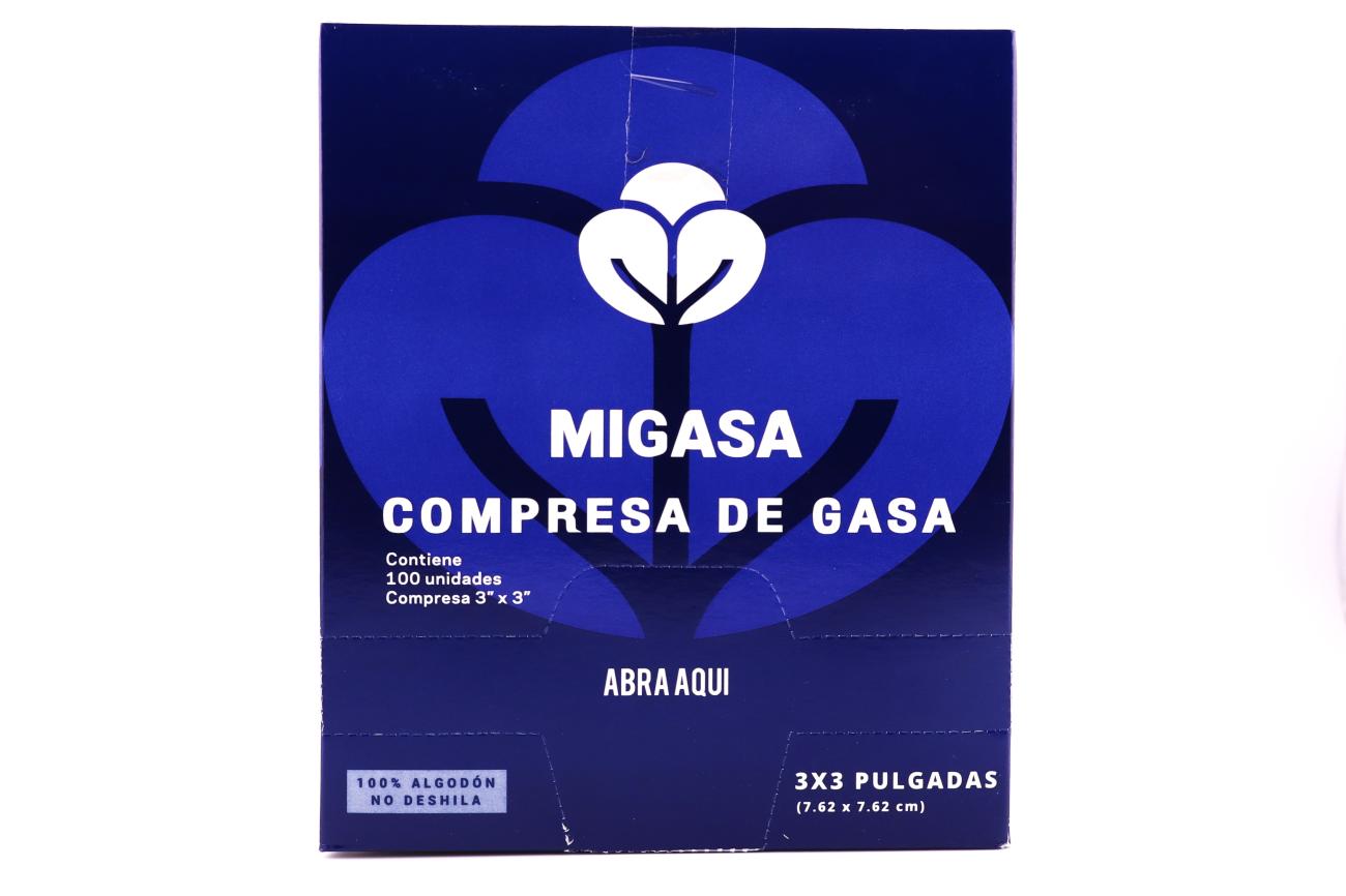 MIGASA COMPRESA DE GASA 3X3" 100 SOBRE(S) | CefaMarket
