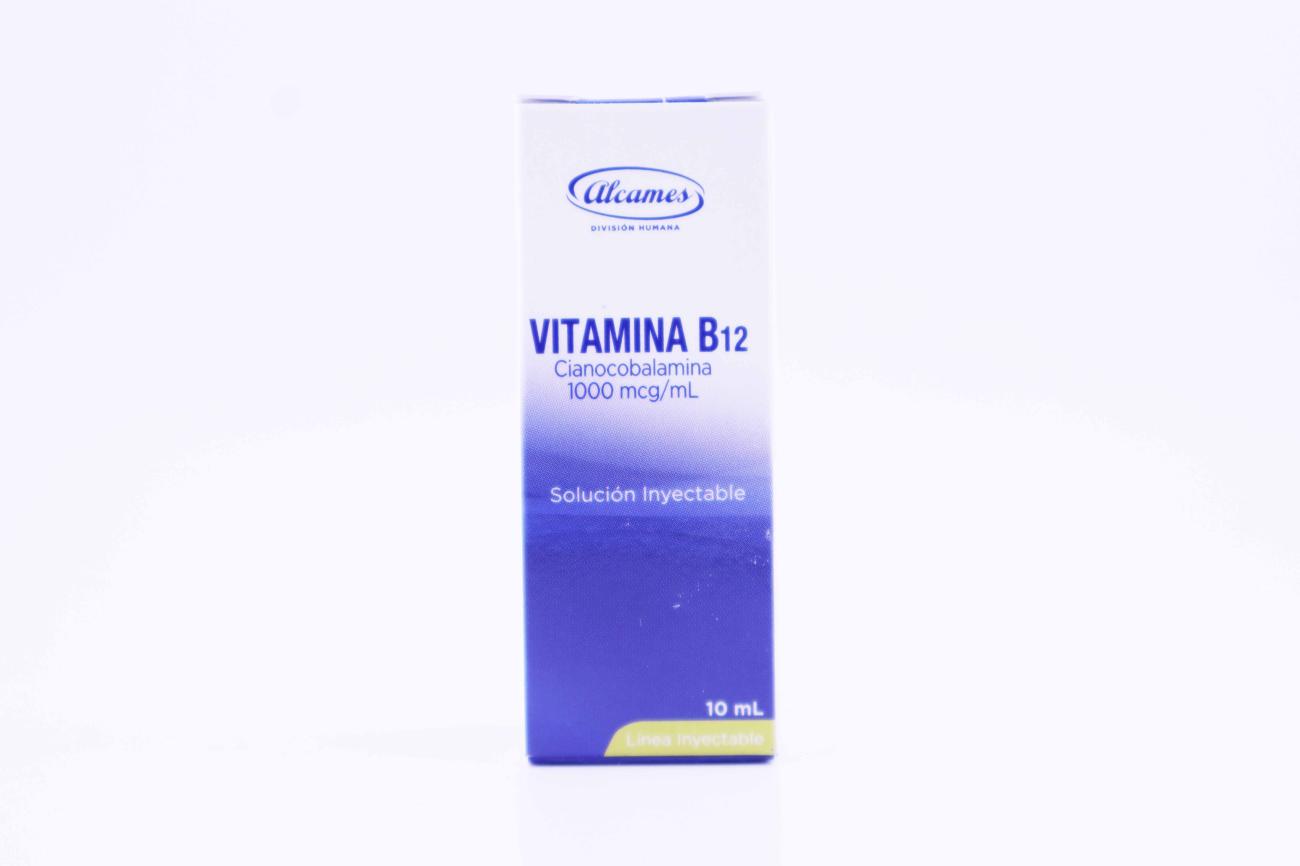VITAMINA B-12 ALCAMES * SOL 1000 MCG/ML X 10 ML | CefaMarket
