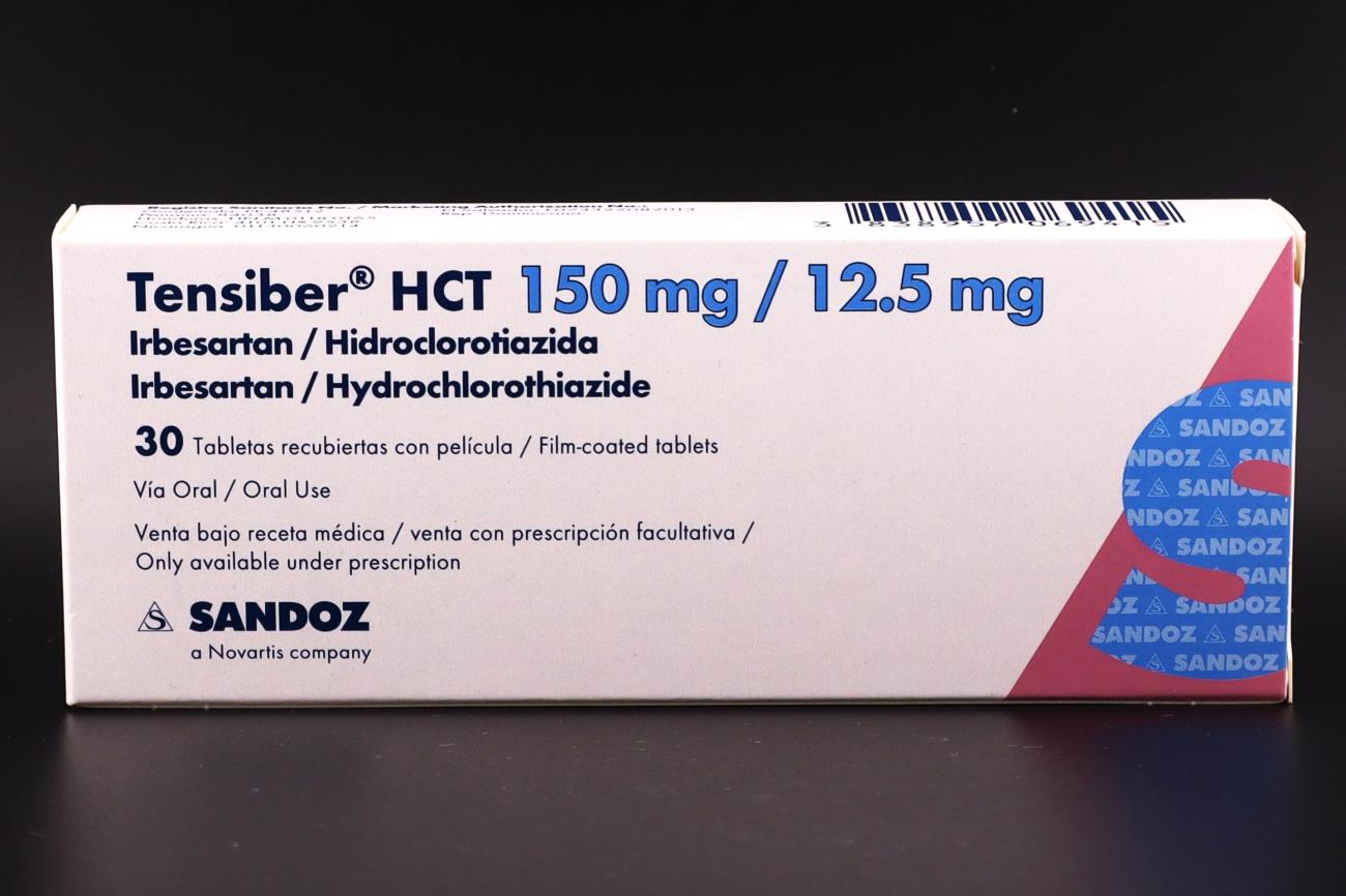 TENSIBER HCT TAB 150 MG / 12.5 MG X 30 UNIDAD(ES) | CefaMarket