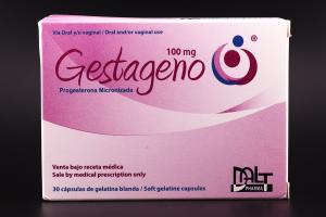 GESTAGENO * CAP 100 MG X 30 UNIDAD(ES) | CefaMarket