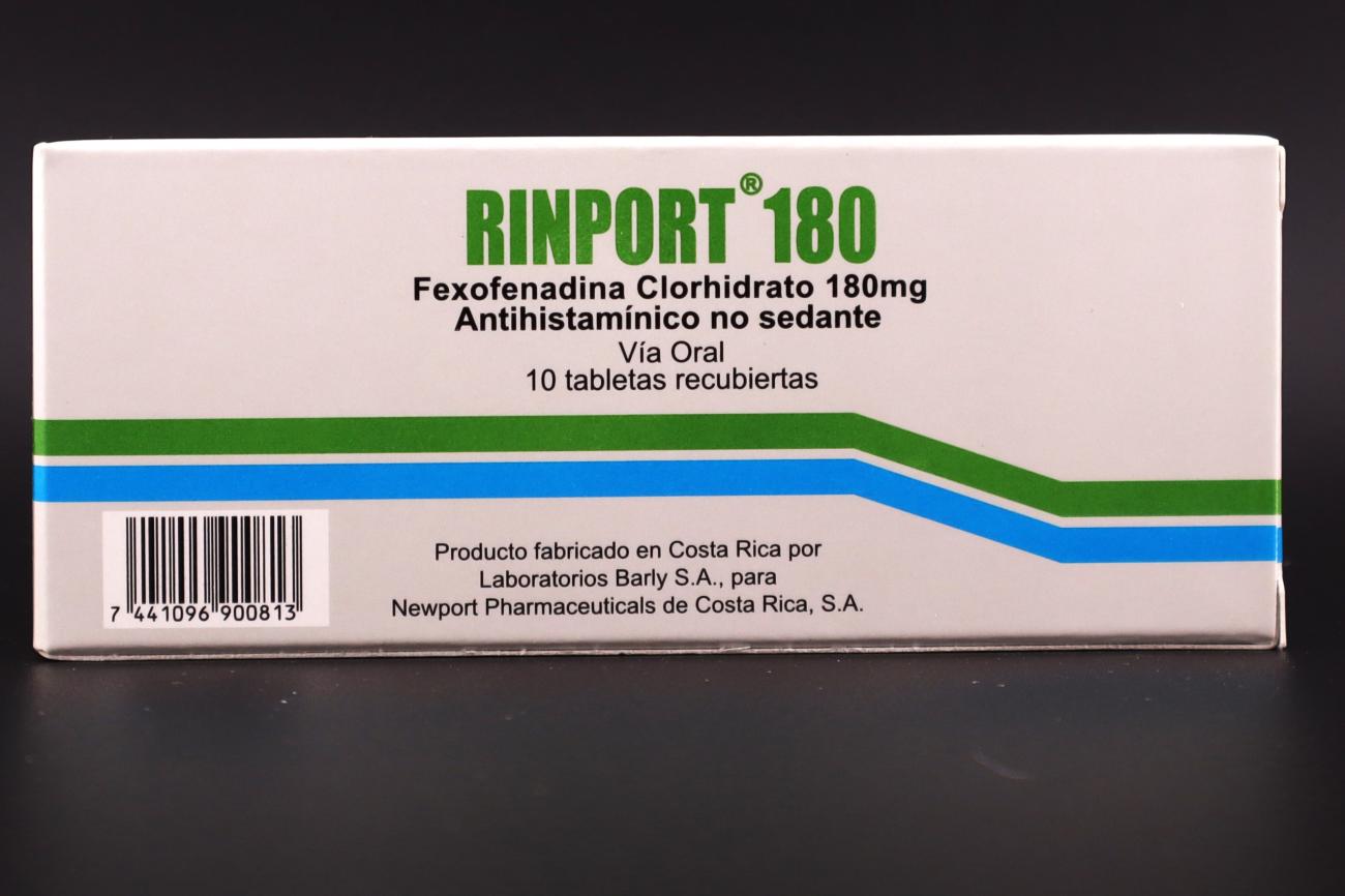 RINPORT * TAB 180 MG X 10 UNIDAD(ES) | CefaMarket