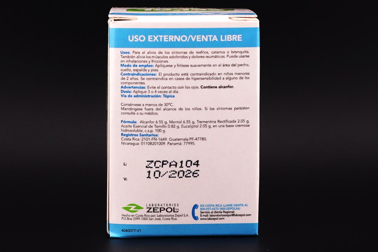 ZEPOL ADULTO CRM 6.55 G / 6.55 G / 2.05 G / 2.05 G X 30 GRAMOS | CefaMarket