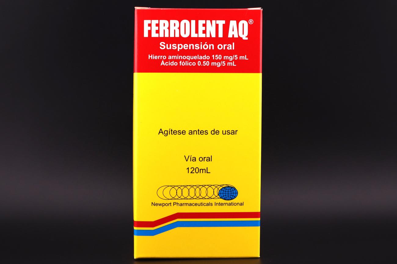 FERROLENT AQ * SUSP 150/5 MG/ML / 0.50/5 MG/ML X 120 ML | CefaMarket