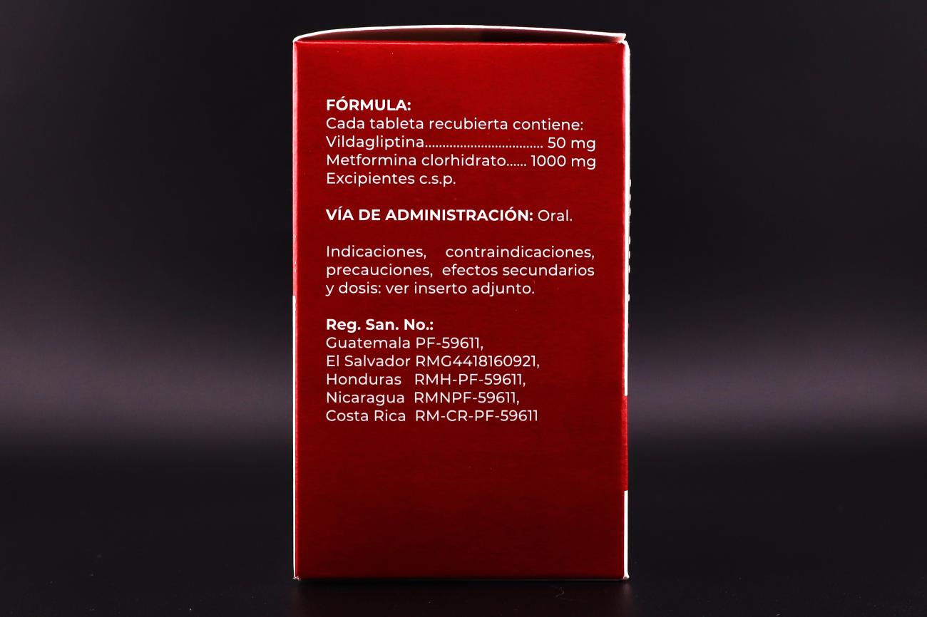 VIDARTIL M TAB 50 MG / 1000 MG X 60 UNIDAD(ES) | CefaMarket