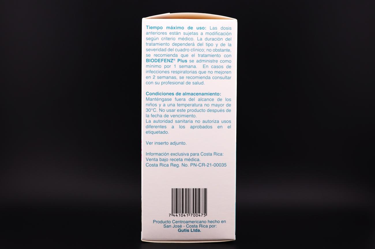 BIODEFENZ PLUS SOL 50/5 MG/ML / 20/5 MG/ML X 170 ML | CefaMarket