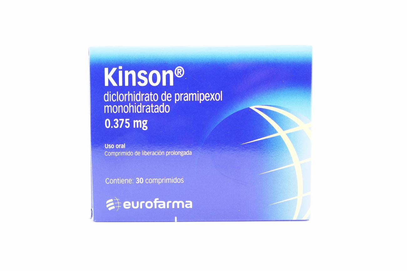 KINSON * TAB 0.375 MG X 30 UNIDAD(ES) | CefaMarket